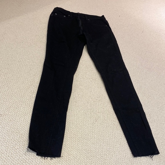 Carmar | Jeans | Carmar Black Zip Front Size 25 Skinny | Poshmark
